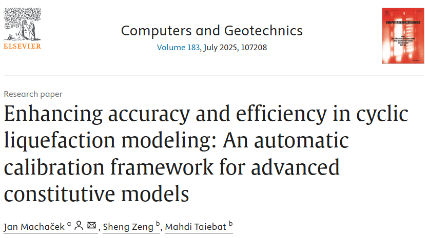 Enhancing accuracy and efficiency in cyclic liquefaction modeling: An automatic calibration ...